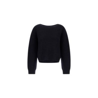 Herno Jersey Marino - - Knitwear - Damen - Blau - S