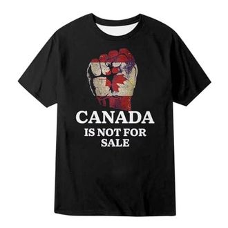 Generic T-shirt pour homme Canada nest pas pour Sa Le T-shirt, Noir, XXL