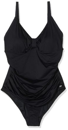 Haute Pression Damen Einteiliger Badeanzug D8000, Noir (Noir), 42 (Herstellergr&ouml;&szlig;e: 44)