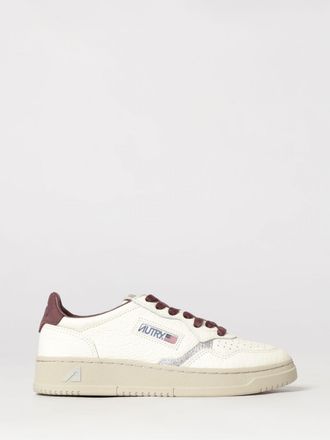 Autry Medalist Low Bicolor-Ledersneaker mit perforierter Spitze
