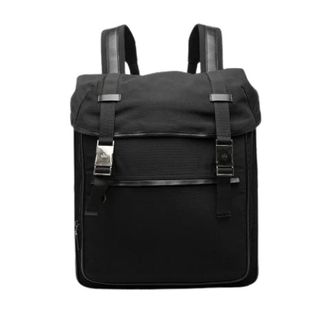 Gucci Pre-owned Nylon Leder Rucksack - - Pre-owned - Damen - Schwarzk - ONE SIZE
