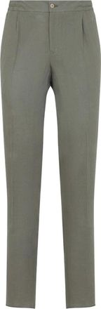 Kiton Homme, Pantalons, Vert, Taille: L Pleated Pantalons