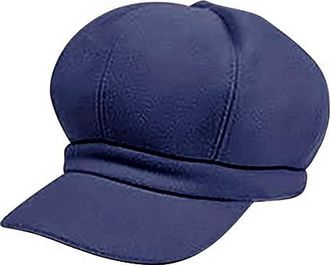 Generic Chapeau pour femme Automne et Hiver Chaud Mode Laine B&eacute;ret Peintre Chapeau d&ocirc;me Chapeau Dames Cap, bleu marine, Taille unique