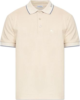 Burberry Homme, Tops, Beige, Taille: XL Evan Cuff Polo