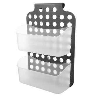 BESPORTBLE Verstellbarer H&auml;ngekorb aus Kunststoff f&uuml;r Badezimmer Duschorganizer ohne Bohren Platzsparend und Vielseitig f&uuml;r Shampoo Seife