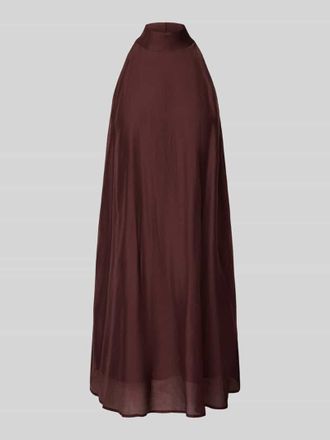 Moss Copenhagen Knielanges Kleid mit Neckholder Modell Alithea Faustina