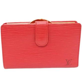 Louis Vuitton Porte-monnaie Viennois Epi doccasion - Homme - Pre-owned - Rouge - Taille: ONE Size