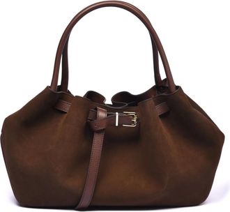 Baldinini Femme, Sacs, Brun, Taille: ONE Size Suede Handbag