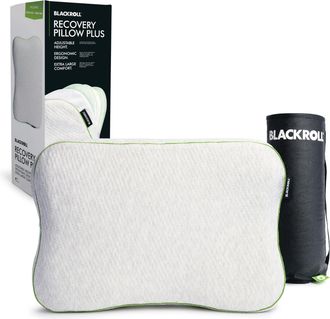 BLACKROLL Recovery Pillow Plus (60x40cm), h&ouml;henverstellbar, Kopfkissen f&uuml;r erholsamen Schlaf, ergonomisches Kissen f&uuml;r Zuhause, Nackenkissen aus Viscose Memory 