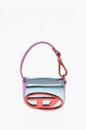 Diesel Mini Bag-Shaped Metallic Faux Leather Wallet size One Size