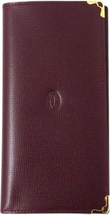 Cartier Portefeuille Vintage doccasion - Homme - Pre-owned - Rouge - Taille: ONE Size