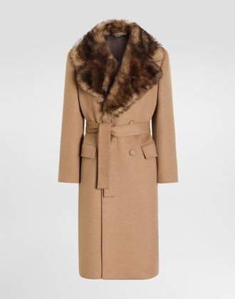 Dolce & Gabbana Mantel Doppelreiher Aus Double Camel - Mann M&auml;ntel Und Jacken Braun 58