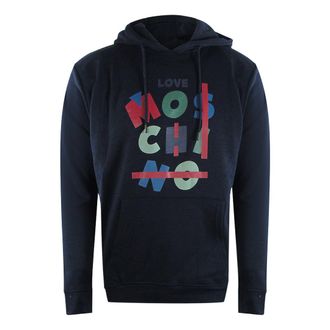Moschino Love Moschino Jumble Logo Navy Blue Hoodie