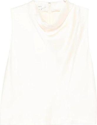 Vince Femme, Blouses et Chemises, Blanc, Taille: 38 FR Top