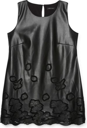 Fiorella Rubino Femme, Robes, Noir, Taille: 52 FR Robe Courte avec D&eacute;tails Floraux