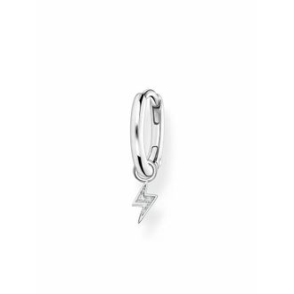 Thomas Sabo Einzelne Creole mit Blitz-Anh&auml;nger - - Accessories - Damen - Grau - ONE SIZE