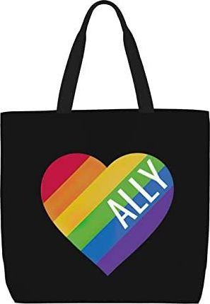 Generic Sac De Courses Mois Des Fiert&eacute;s Lgbtq+ Fiert&eacute; Gay Sac Enfant De Grande Capacit&eacute; R&eacute;utilisable Sacs &Agrave; Main, Pour Tous Les Jours, Shopping, Burea, Voyage