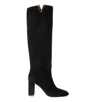 Via Roma 15 Over-knee Boots - - Shoes - Damen - Schwarzk - 37 1/2 EU