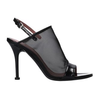 Premiata Venere Leder- und Mesh-Slingback-Sandale - - Shoes - Damen - Schwarzk - 40 EU