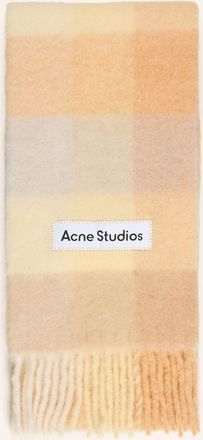 Acne Studios Schal Mit Alpaka orange