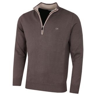 Calvin Klein Golf Herren Baumwollpullover - Taupe - XXXXXL