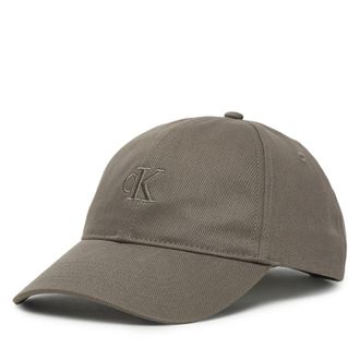 Calvin Klein Cap Calvin Klein Monogram Embroidery Baseball Cap LV04G5002G Grau