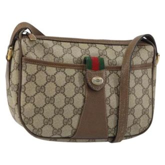 Gucci Sac bandouli&egrave;re en plastique Pre-owned - Femme - Pre-owned - Beige - Taille: ONE Size