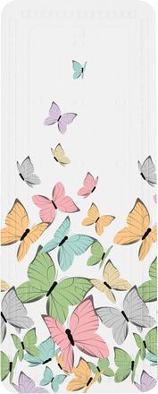 Kleine Wolke Wanneneinlage Butterflies, PVC Schaum, Mehrfarbig, 36 x 92 x 0,3 cm