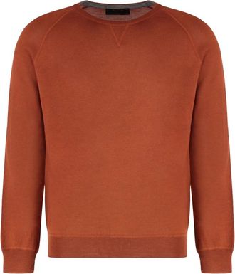 Moorer Homme, Pulls, Orange, Taille: XL Tricots
