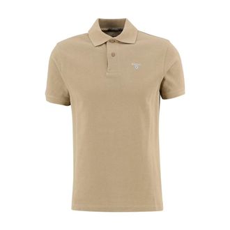 Barbour Homme, Tops, Beige, Taille: XL Polo en Piqu&eacute; &agrave; Carreaux Tartan