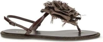 Le Silla Femme, Chaussures, Brun, Taille: 39 EU Bos Taurus Flat Sandales