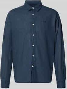 Pepe Jeans London Regular Fit Freizeithemd aus Leinen-Baumwoll-Mix Modell PAYTON