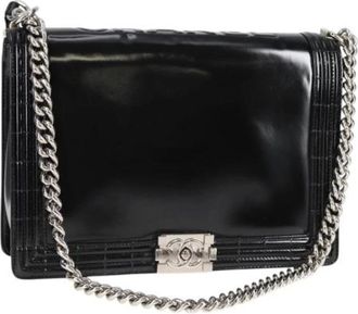 Chanel Pre-owned Cuir sacs-chanel - Femme - Pre-owned - Noir - Taille: ONE Size