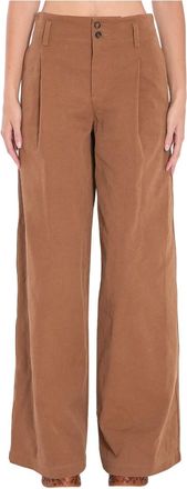 Chlo&eacute; Femme, Pantalons, Brun, Taille: 38 FR Wide Pantalons