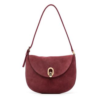 Savette Suede Hobo Bag - - Bags - Damen - Rot - ONE SIZE