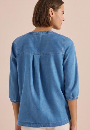Cecil Klassische Bluse mit elastischem B&uuml;ndchen