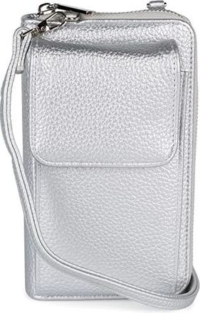 styleBREAKER Mini-portefeuille pour dames avec compartiment pour téléphone portable et protection RFID, sac à bandoulière, poche pour téléphone portable, sac crois