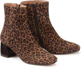 La Redoute Collections Boots &Agrave; Talon En Cuir Signature Marguerite