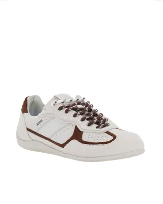 Alohas Womens Sneakers Suede Cream Trainers