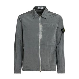 Stone Island Homme, Vestes, Gris, Taille: XL Overshirt