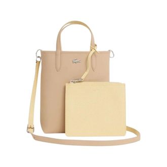 Lacoste Sac fourre-tout avec pochette amovible - Femme - Sacs - Beige - Taille: ONE Size