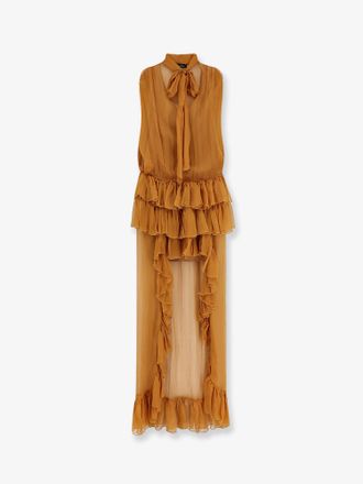 Actualee Asymmetric voile dress - ACTUALEE - gender_Woman