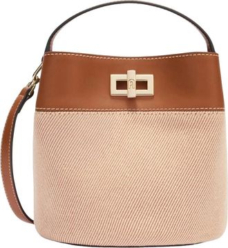 Furla Femme, Sacs, Brun, Taille: ONE Size Amelia Mini Bucket
