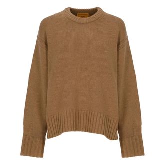 Guest In Residence Gem&uuml;tlicher Rundhals-Pullover - - Knitwear - Damen - Braun - S