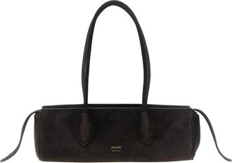 Khaite Wildleder Umh&auml;ngetasche - - Bags - Damen - Braun - ONE SIZE