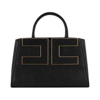 Elisabetta Franchi Tote Bag mit Logo - - Bags - Damen - Schwarzk - ONE SIZE