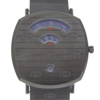 Gucci Montre-bracelet Vintage Pre-owned - Homme - Pre-owned - Noir - Taille: ONE Size