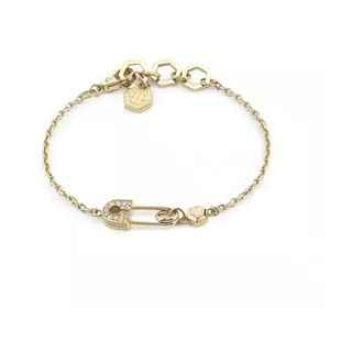 Philipp Plein Femme, Accessoires, Jaune, Taille: ONE Size Bracelet &Eacute;pingle &agrave; Nourrice Lady