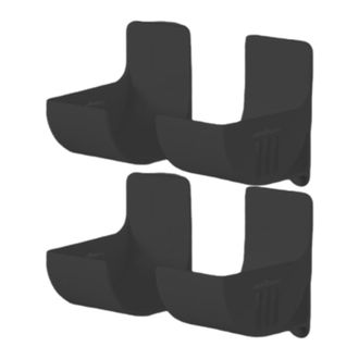 Generico Organizer aus Aluminiumfolie, K&uuml;chenregal aus ABS-Kunststoff, 4-teiliges Wandregal, maximiert den Platz auf der Theke und