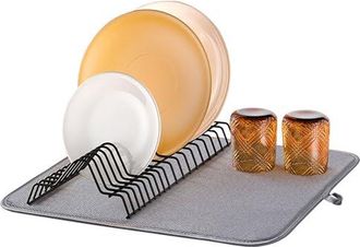 Metaltex Drytex Lava Spülkorb mit Microfaser Abtropfmatte 45x40x7cm TouchTherm